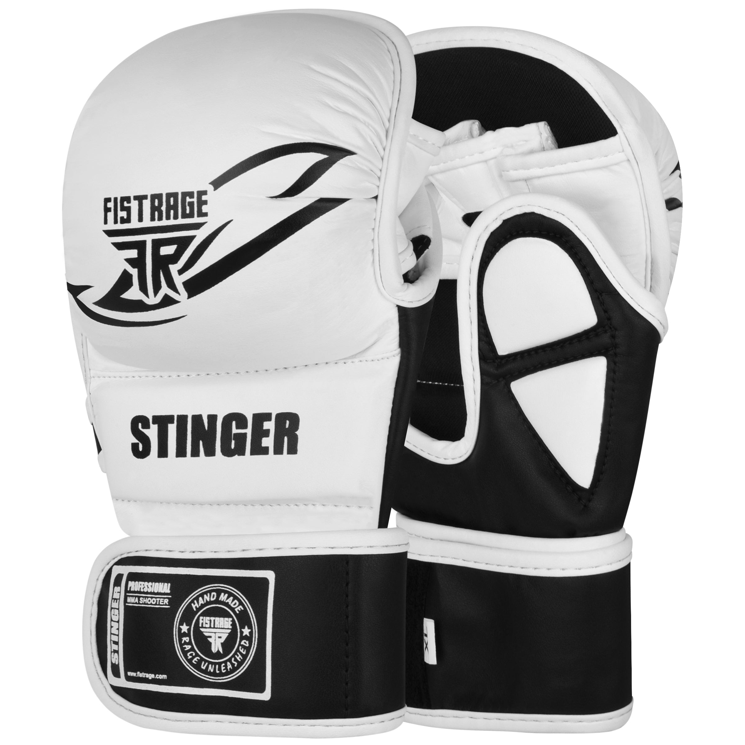 STINGER MMA SHOOTER MITT Gloves - White/Black